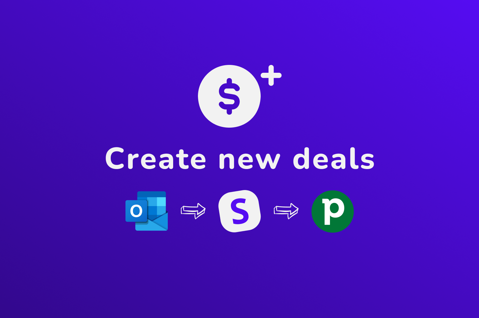 Create new Pipedrive deals in Outlook with SaySync